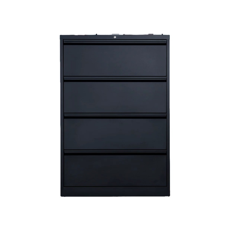4-Drawer Steel Vertical Filing Cabinet Adjustable Office Storage ...